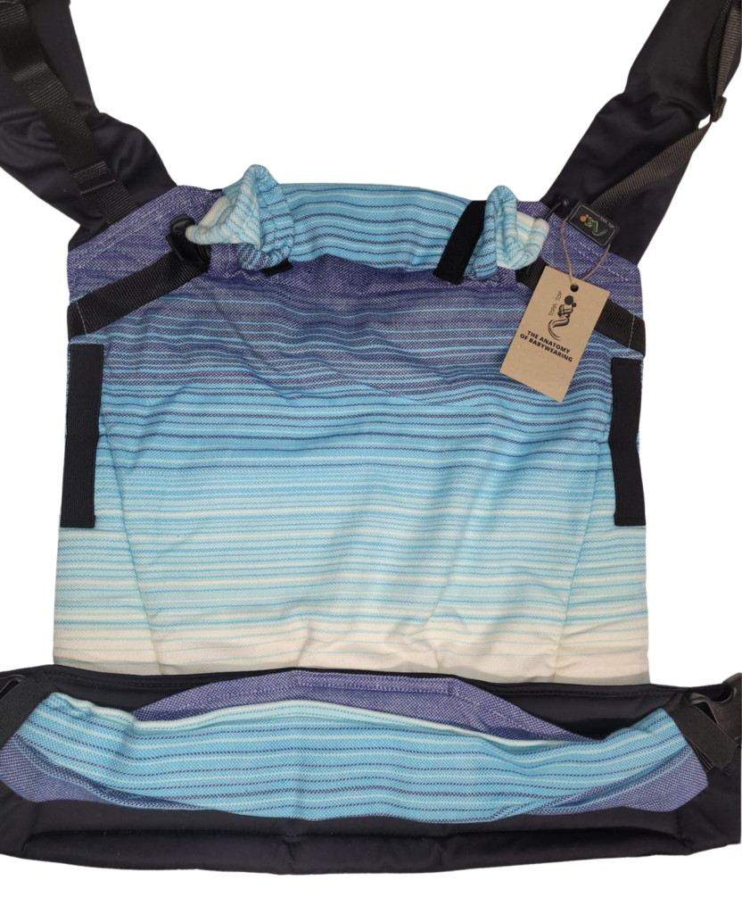 Multi Top Structured Baby Carrier - Girasol Conversion - Blue Stripes ...